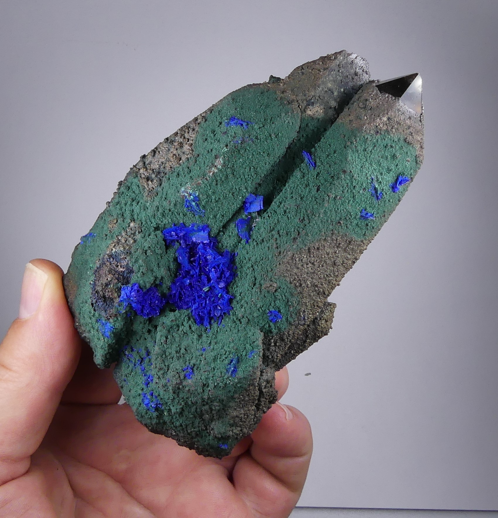 QUARTZ, AZURITE, MALACHITE - Morocco - GFS0033 - MCP Gallery
